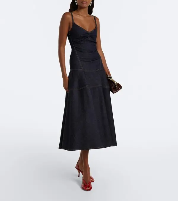Jacquemus Poisson Leather Peep-toe Pumps