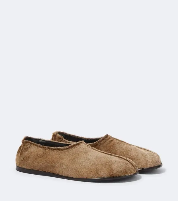 LEMAIRE Calf-hair Slip-on Shoes