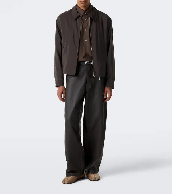 LEMAIRE Calf-hair Slip-on Shoes
