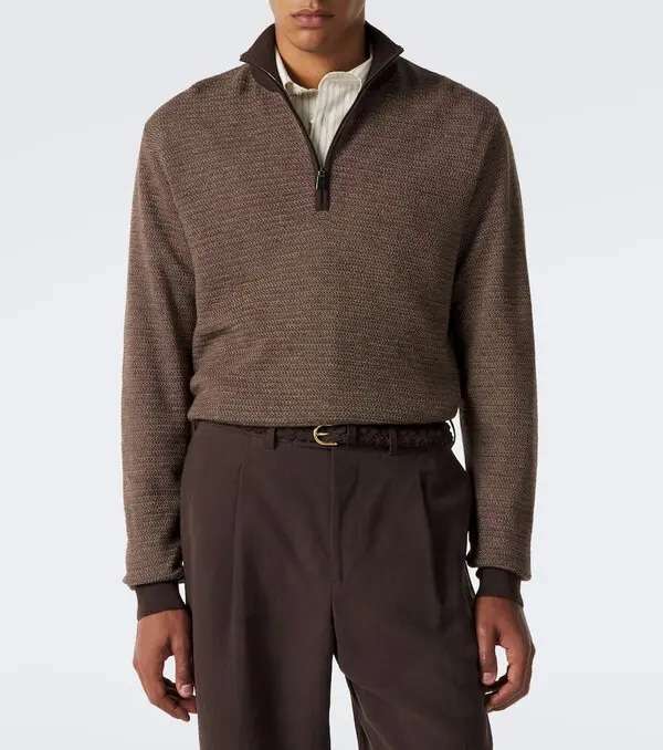 Frescobol Carioca Heitor Quarter Zip Sweater