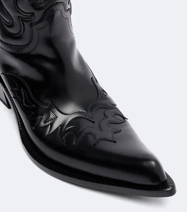 Acne Studios Bouni Leather Cowboy Boots