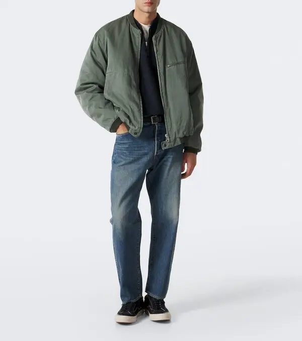 A.PRESSE Cotton Zip-up Sweater - Black