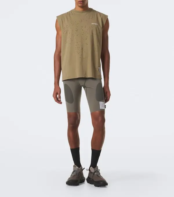 Satisfy Mothtech Cotton Jersey Tank Top - Beige