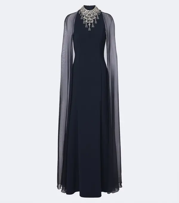 Jenny Packham Kalypto Crystal-embellished Gown