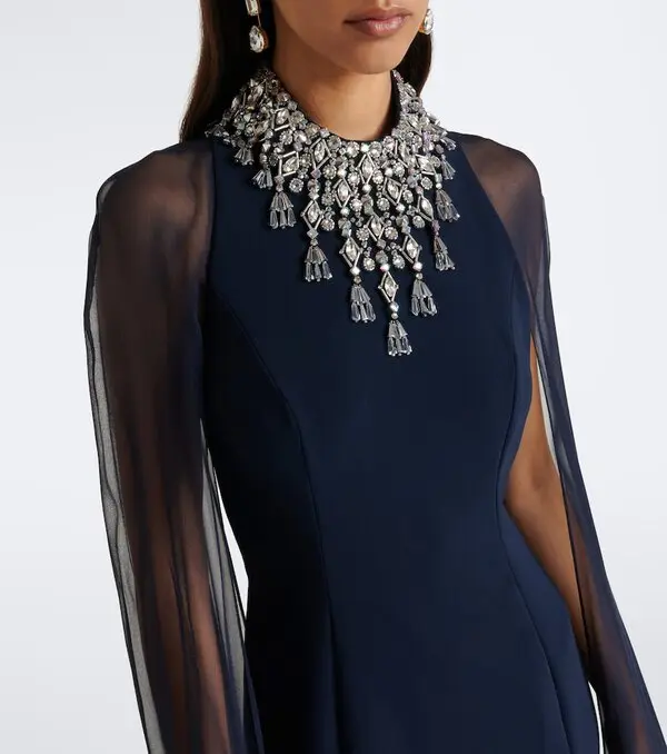 Jenny Packham Kalypto Crystal-embellished Gown