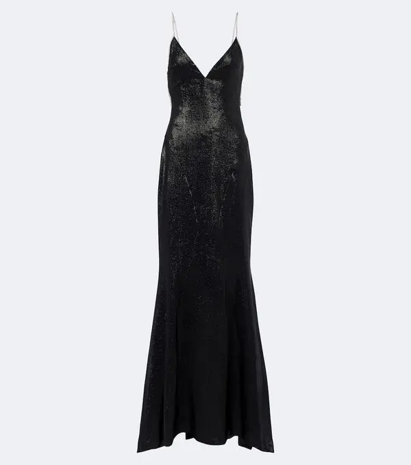 TOM FORD Embellished Silk-blend Gown