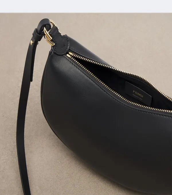 Fendi Graphy Mini Leather Shoulder Bag