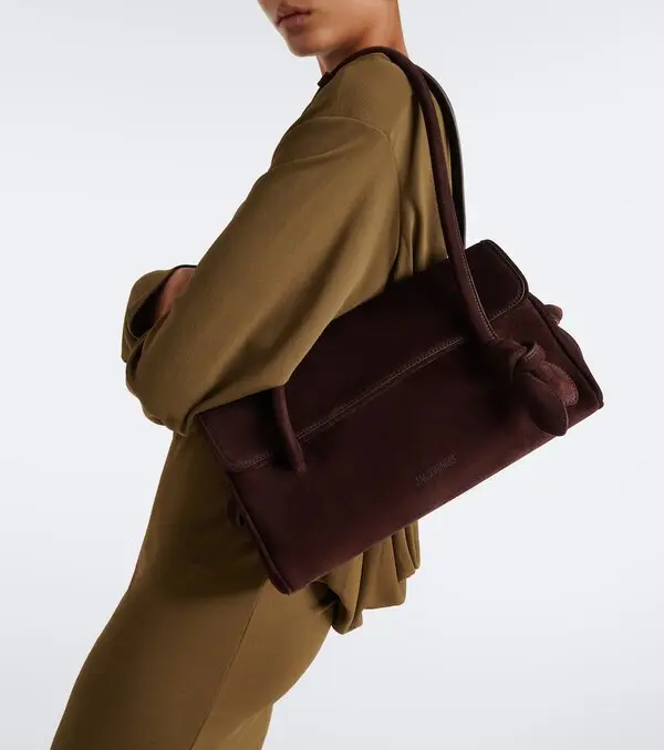 Jacquemus Turismo Long Suede Shoulder Bag