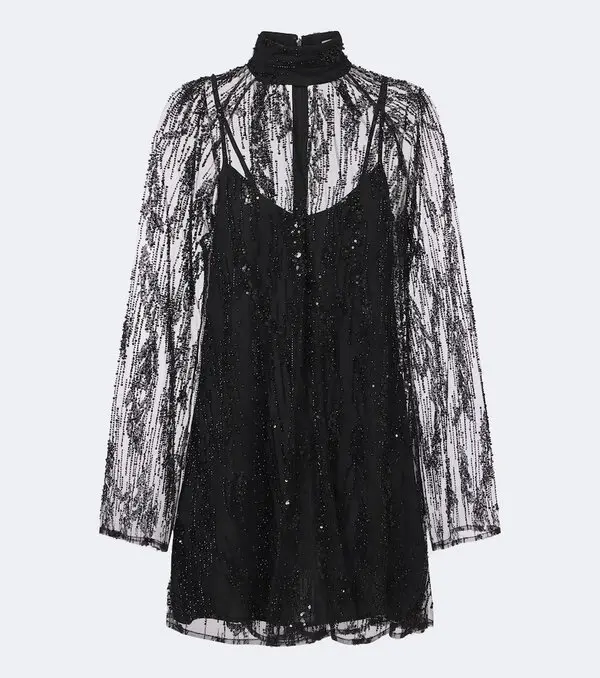 Staud Esther Embellished Minidress