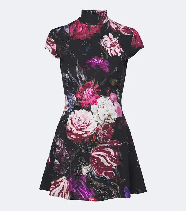 Roberto Cavalli Floral Minidress