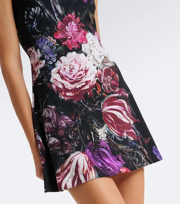 Roberto Cavalli Floral Minidress