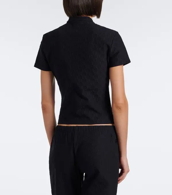 Gucci Gg Jacquard Jersey Top