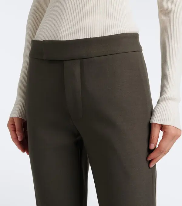 Proenza Schouler Althea Wool-blend Flared Pants