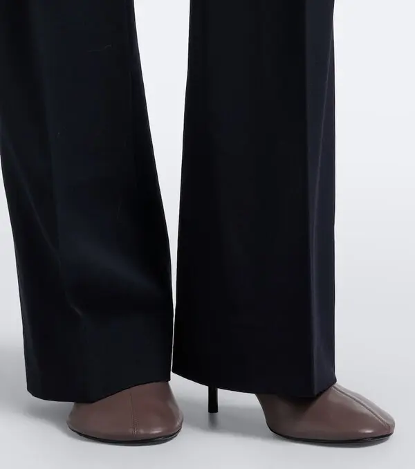 Acne Studios Back Leather Ankle Boots