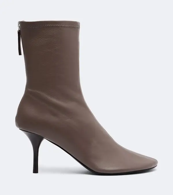 Acne Studios Back Leather Ankle Boots