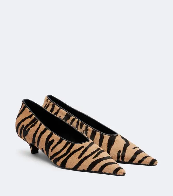 TOTEME Printed Calf-hair Pumps