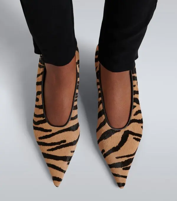 TOTEME Printed Calf-hair Pumps