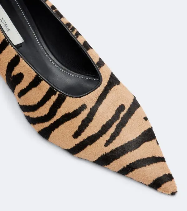 TOTEME Printed Calf-hair Pumps