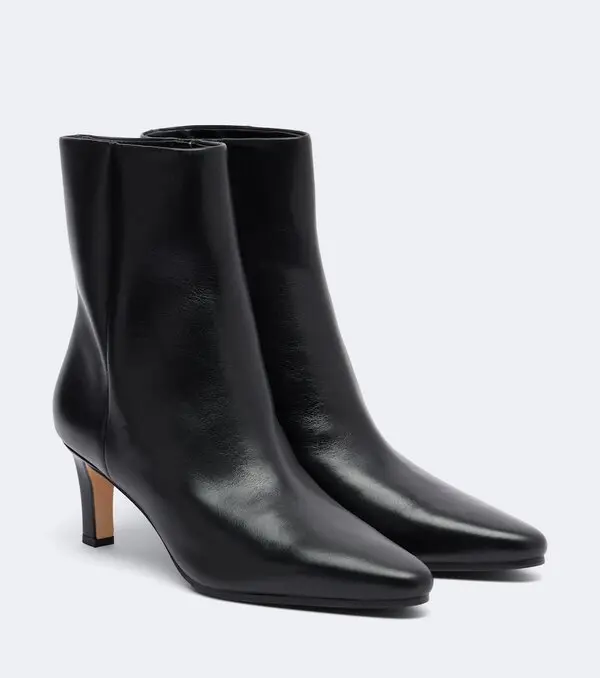 Veronica Beard Agnes Leather Ankle Boots