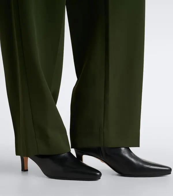 Veronica Beard Agnes Leather Ankle Boots