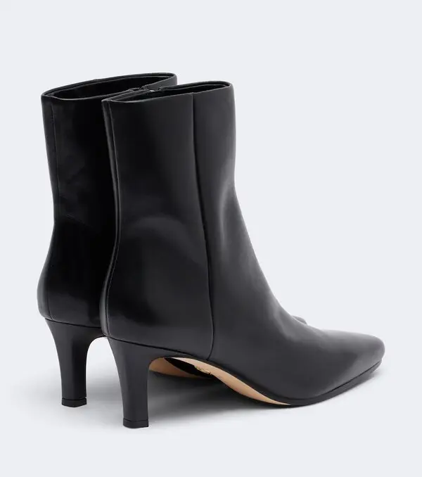 Veronica Beard Agnes Leather Ankle Boots