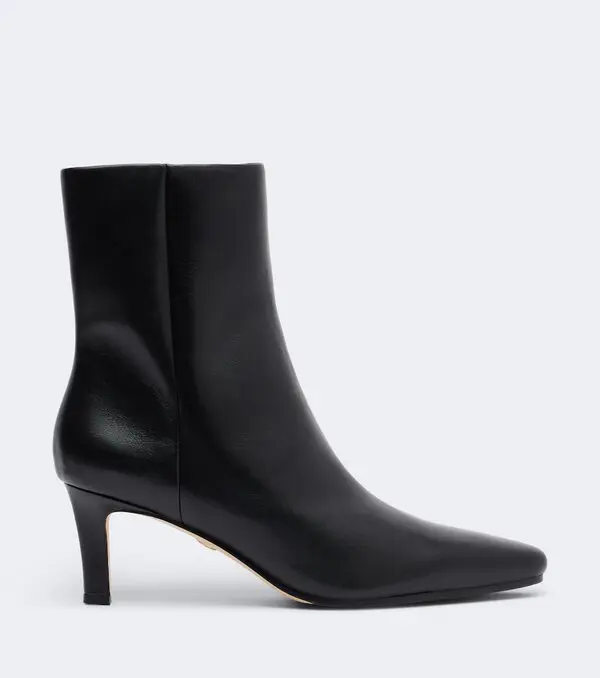 Veronica Beard Agnes Leather Ankle Boots