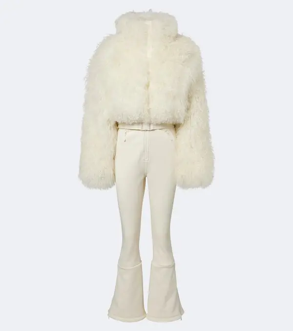 Cordova Nozawa Belted Shearling-trimmed Ski Suit