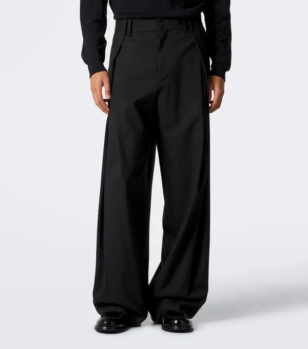 Dolce & Gabbana Pleated Wool Wide-leg Pants