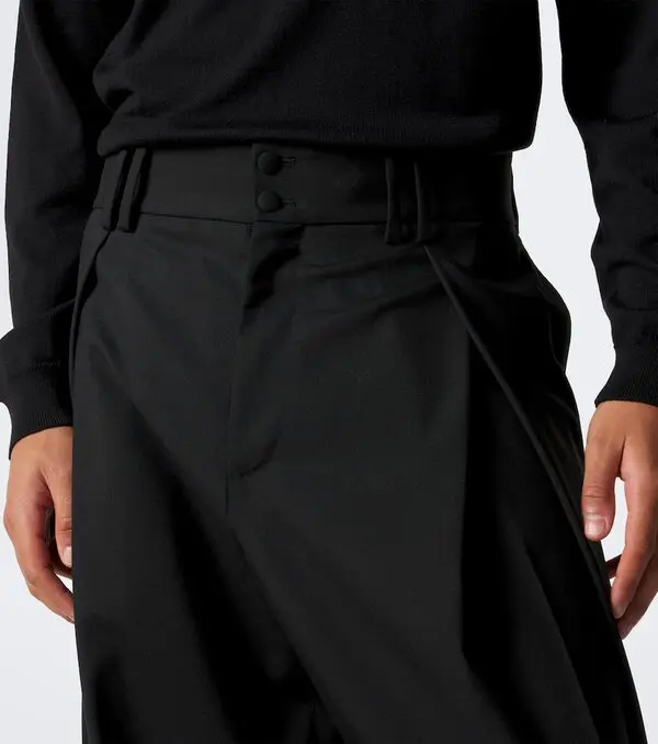 Dolce & Gabbana Pleated Wool Wide-leg Pants
