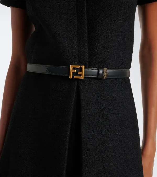 Fendi Ff Zucca Reversible Belt