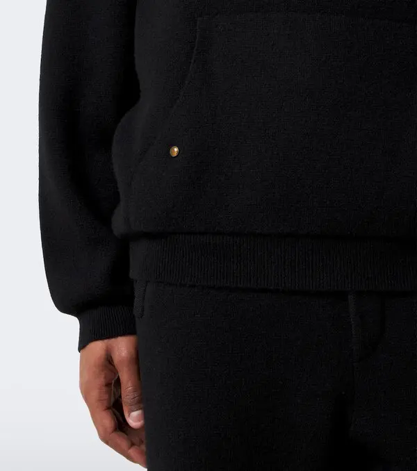 GOD'S TRUE CASHMERE Cashmere Hoodie With Tiger's Eye