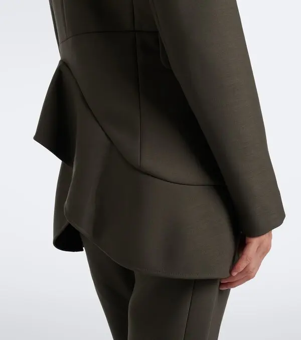 Proenza Schouler Maera Ruffled Wool-blend Blazer