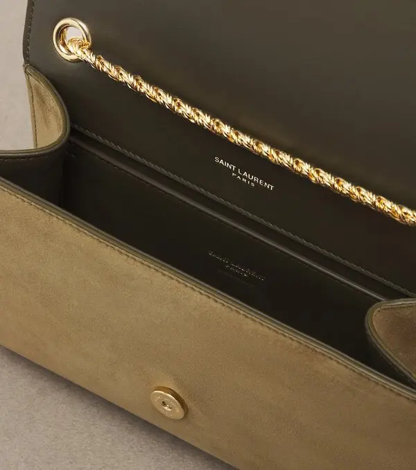 Saint Laurent Kate Small Suede Shoulder Bag