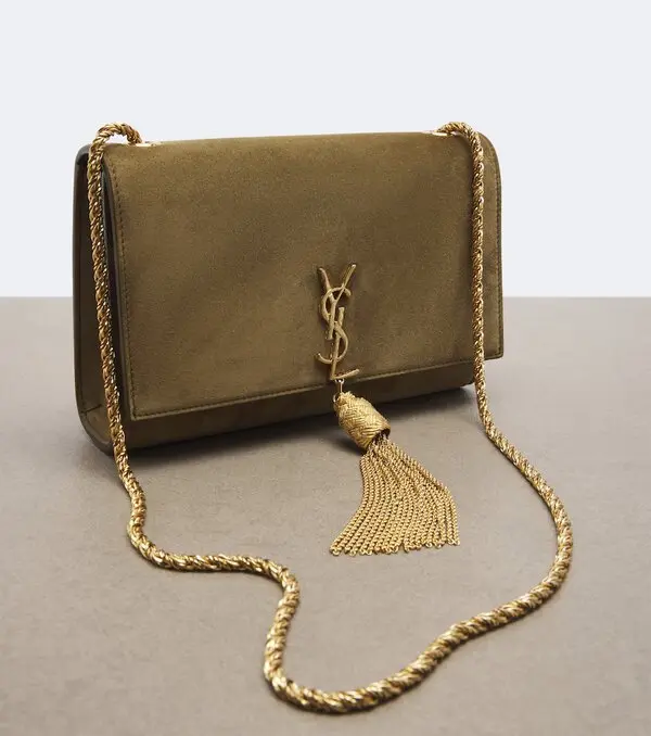Saint Laurent Kate Small Suede Shoulder Bag