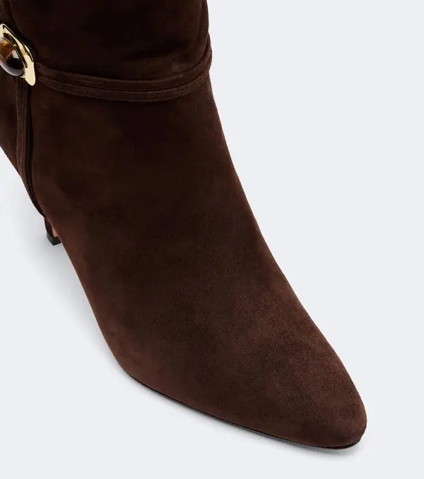Veronica Beard Angeline Suede Knee-high Boots