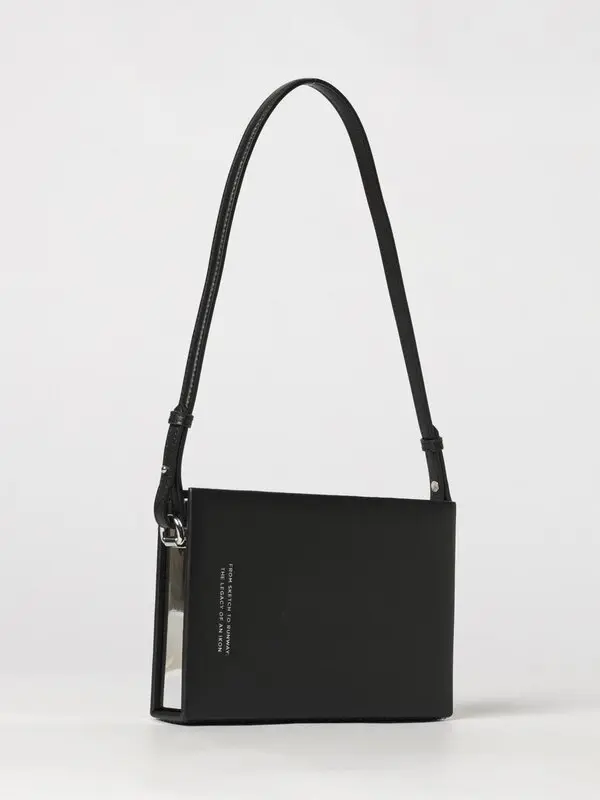 Karl Lagerfeld Rhinestone-embellished Polyurethane Shoulder Bag With Printed Logo