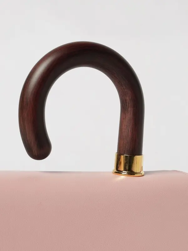 Moschino Mini Smooth Lambskin Handbag With Shoulder Strap