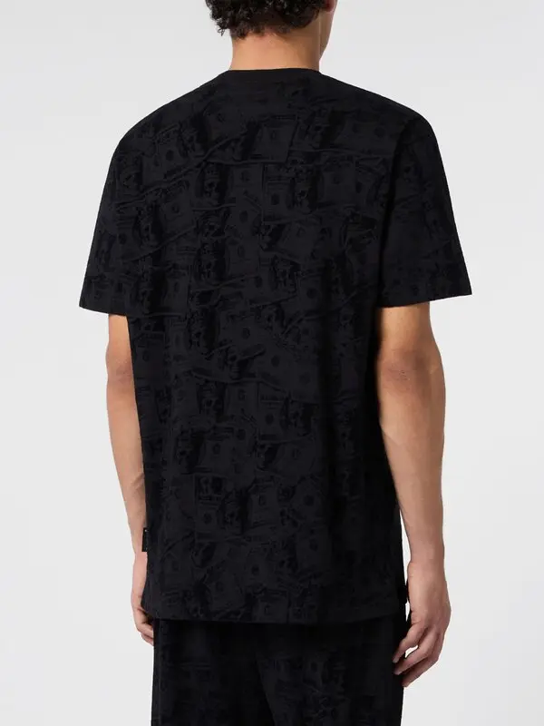 Philipp Plein Relaxed Fit Cotton T-shirt With Skull Print And Hexagon Logo