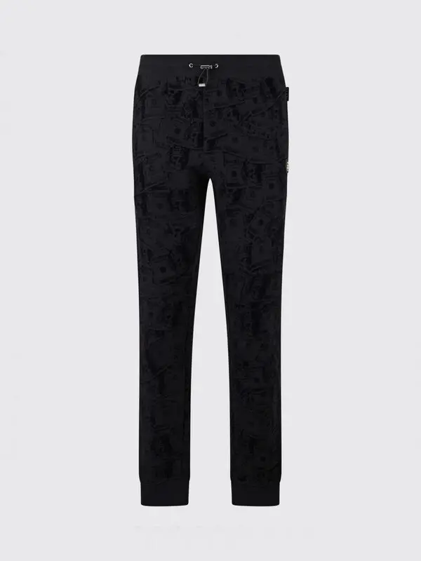 Philipp Plein Graphic Print Jersey Jogging Trousers With Drawstring