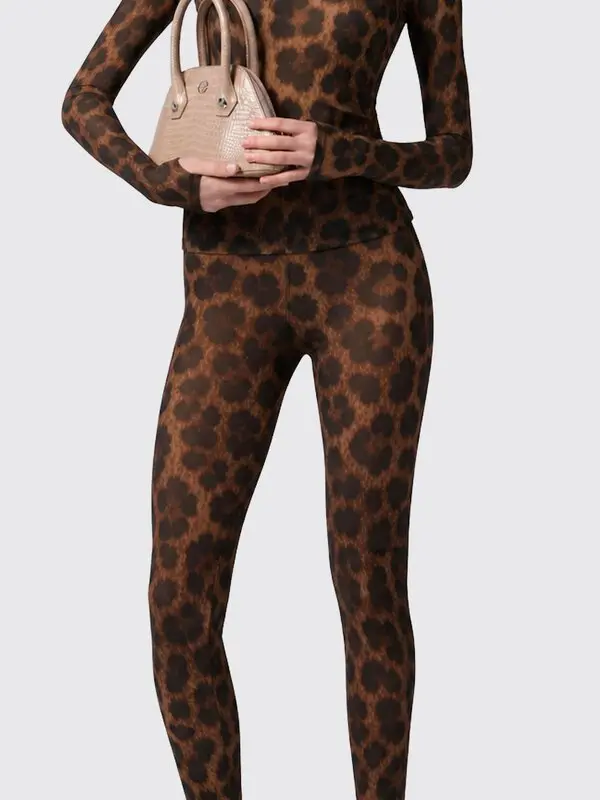 Philipp Plein Animal Print Jersey Skinny Fit Leggings With High Elasticated Waist