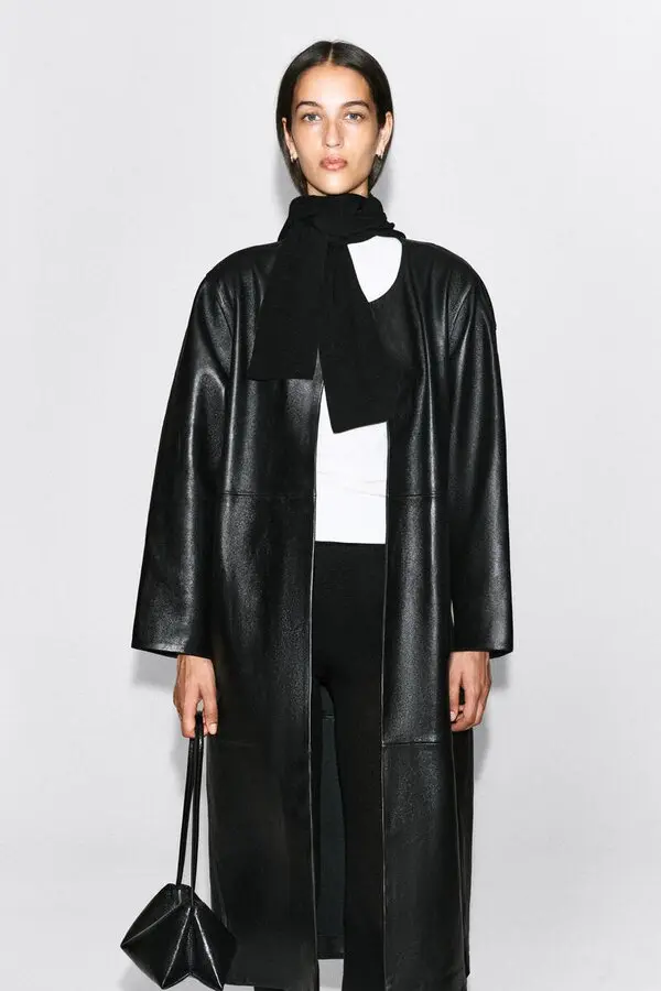 Cos Merino Wool Hooded Scarf