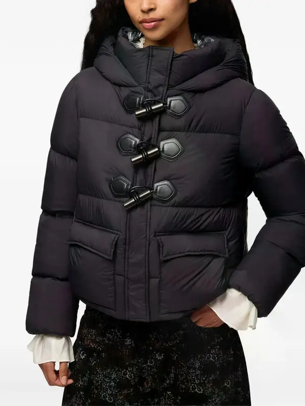 GANNI Mini Puffer In Future Nylon