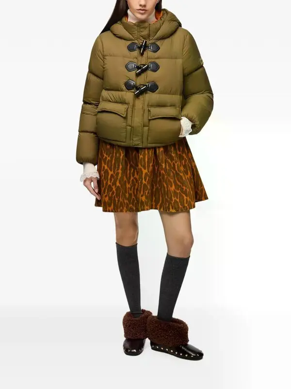 GANNI Mini Puffer In Future Nylon