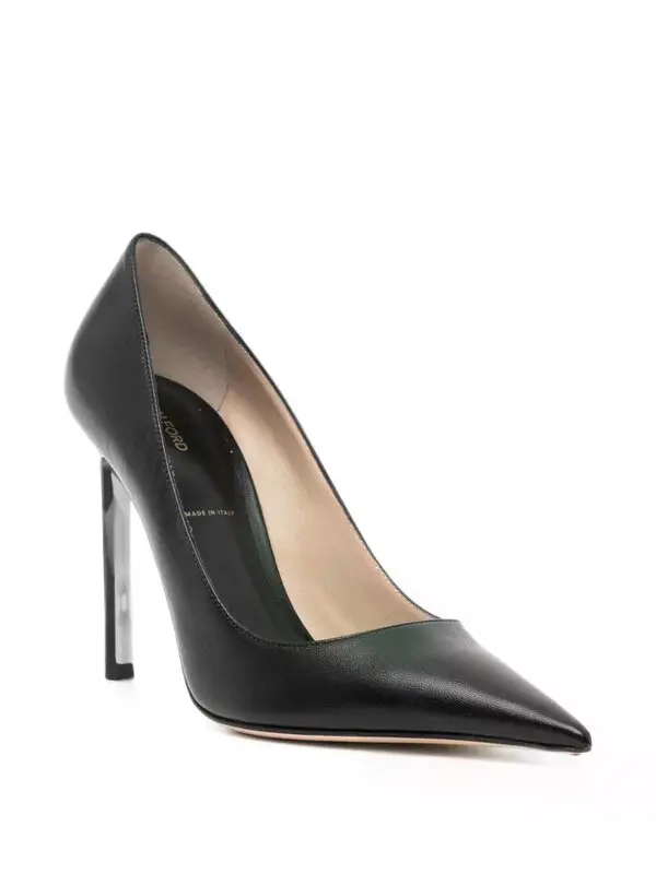 TOM FORD 105mm Shiny Leather Pumps
