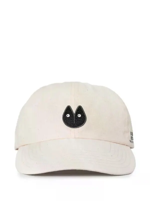 Maison Kitsuné Fortune Fox Logo-patch Cap - Neutrals