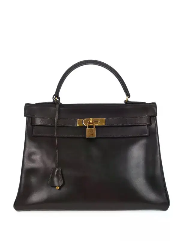 Hermès 1979 32 Kelly Retourne Handbag - Brown