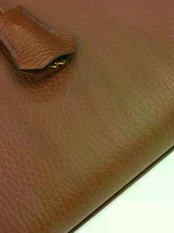 Hermès 1998 32 Kelly Sellier Two-way Handbag - Brown