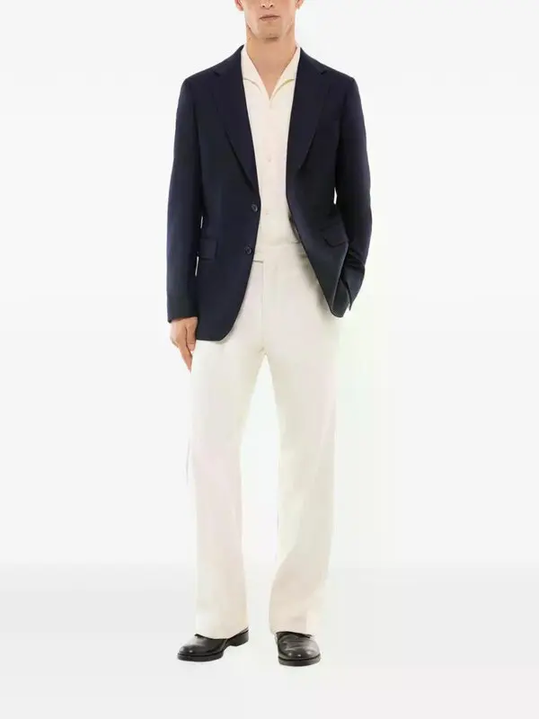 FURSAC Single-breasted Virgin Wool-blend Blazer