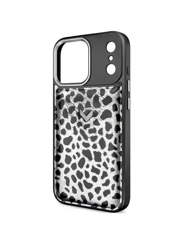 VELANTE Leopard-print Leather Iphone 17 Pro Max Case
