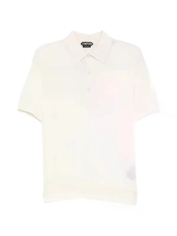TOM FORD Fine Gauge Polo Shirt - Neutrals